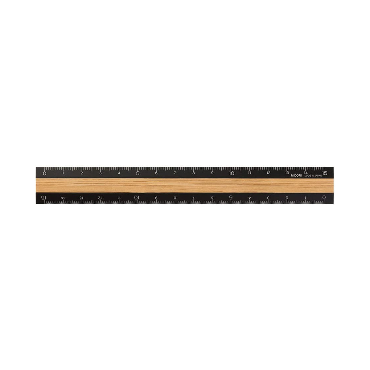 Aluminum & Wood Rulers 15cm / MIDORI – bungu