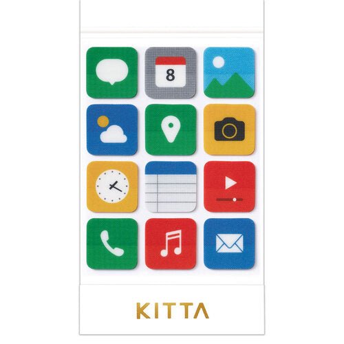 KITTA Icon Style Clear Sticker / KING JIM – bungu