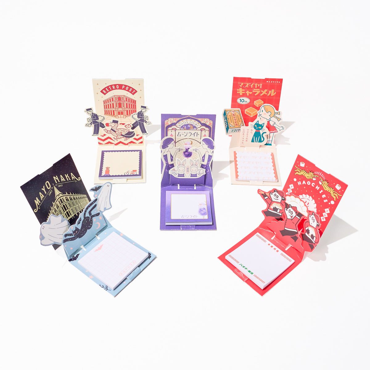 La KULA x ob1toy Retro Post Pop-Up Sticky Note / shikisaisai – bungu