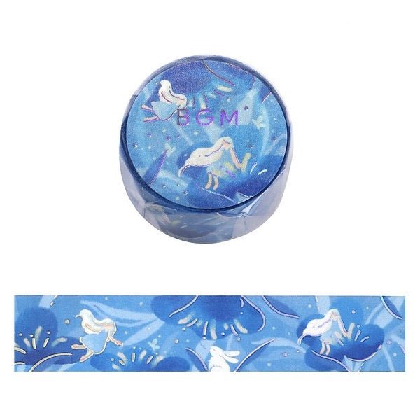 BGM Flower Tale Series 20mm Foil Masking Tape / Background Music – bungu