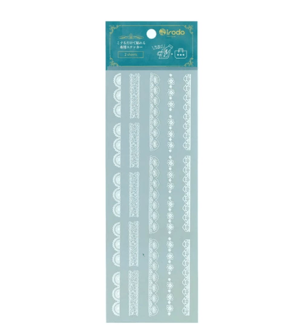 Fabric Sticker Set Lace / irodo – bungu