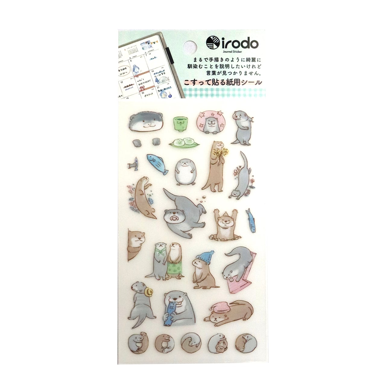 Paper Transfer Journal Sticker Set / irodo – bungu