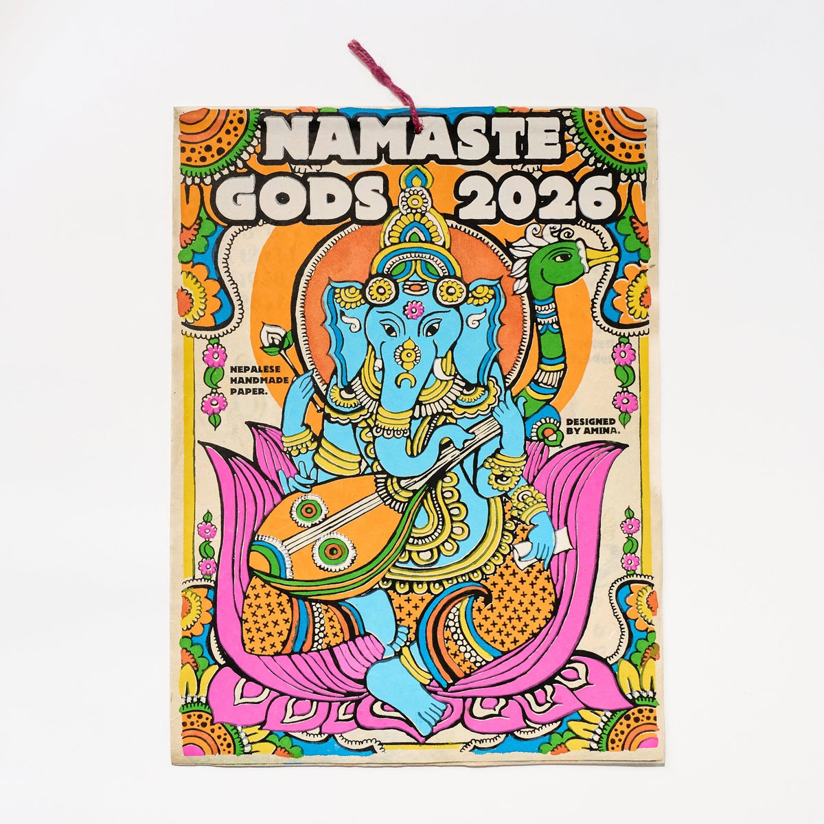 Namaste Hindu Gods Calendar 2026 Designed by Amina / Amina Collection ...