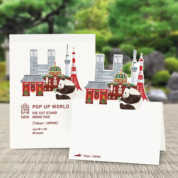 Pop-Up Japan Die-Cut Stand Memo Pad / Marumo Printing – bungu