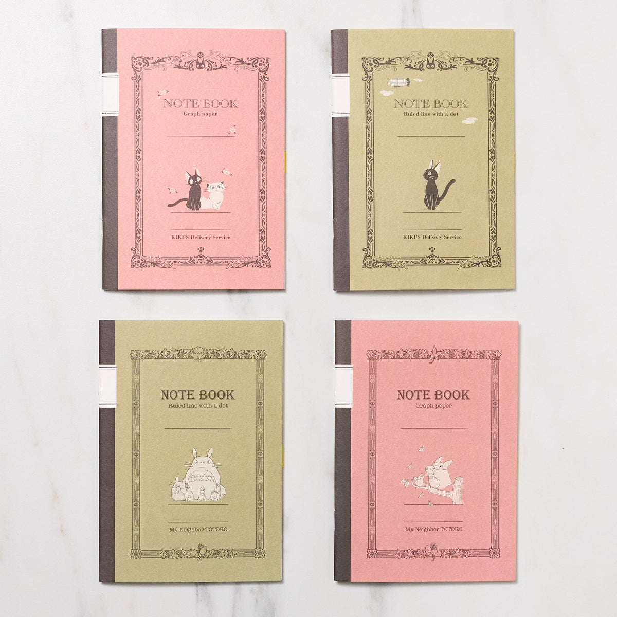 Studio Ghibli B6 Notebooks / Movic – bungu