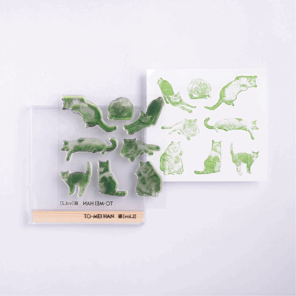 TO-MEI HAN Cat Vol. 2 Clear Stamp / tri-gram – bungu