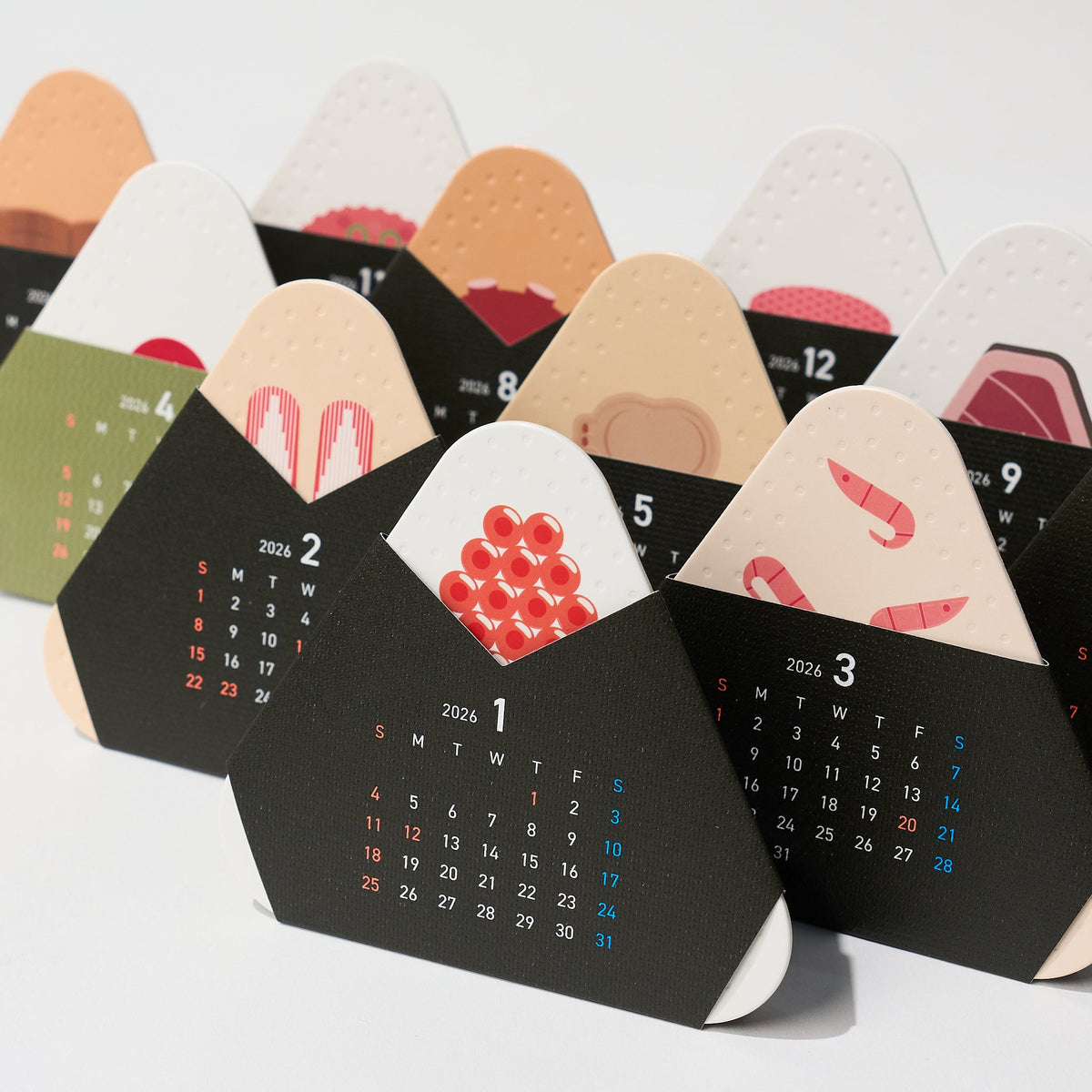 TOKYO TSUKIJI ONIGIRI CALENDAR 2026 / ICHIKUDO – bungu