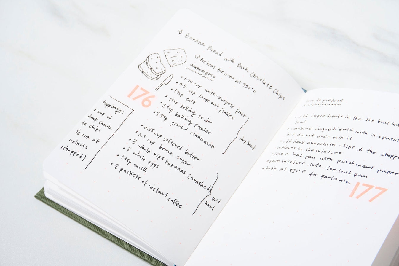 TYPEFACE NOTEBOOK A6 Size 365 Page Notebook - Futura / Letterpress Let ...