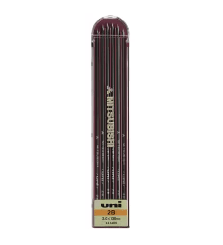 uni 2mm Graphite Pencil Lead Refill / uni Mitsubishi Pencil – bungu